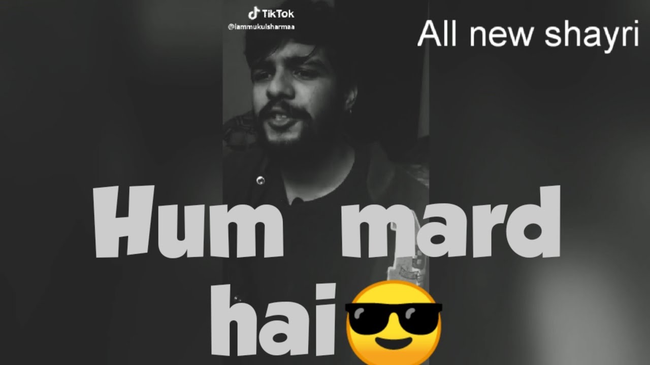 || Hum mard hai na || best attitude Shayri... - YouTube