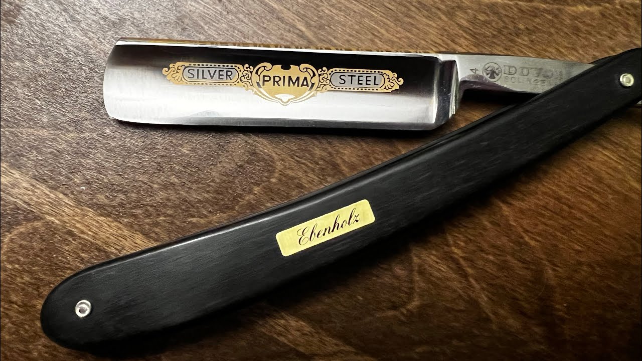 Sharpening a straight razor on the Wicked Edge - YouTube