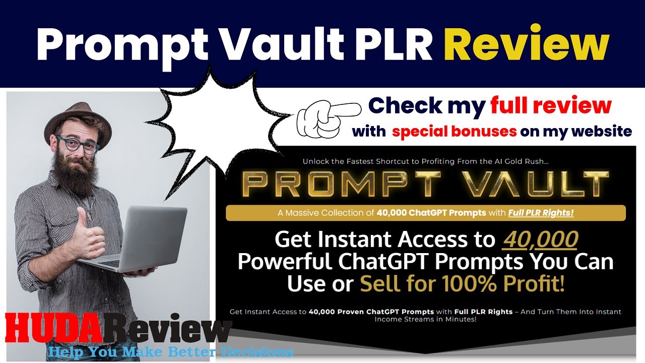 Prompt Vault PLR review | Demo | Bundle | Huge Bonus | Discount Coupon ...