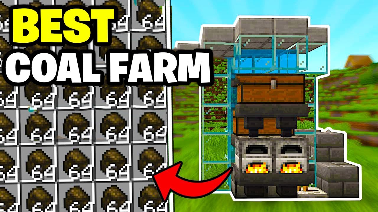 How to Build an automatic Coal Farm in Minecraft 1.21 - Minecraft Coal ...