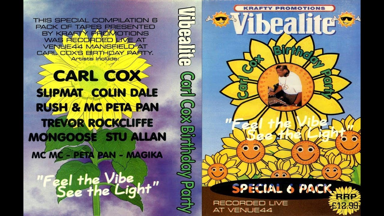 VIBEALITE CARL COX BIRTHDAY PARTY - DJ ESP Warm up set 29-7-1994 SIDE A ...