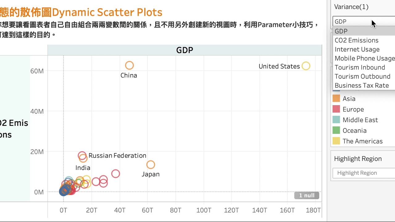 【Tableau教學】動態的 Dynamic Scatter Plots - YouTube