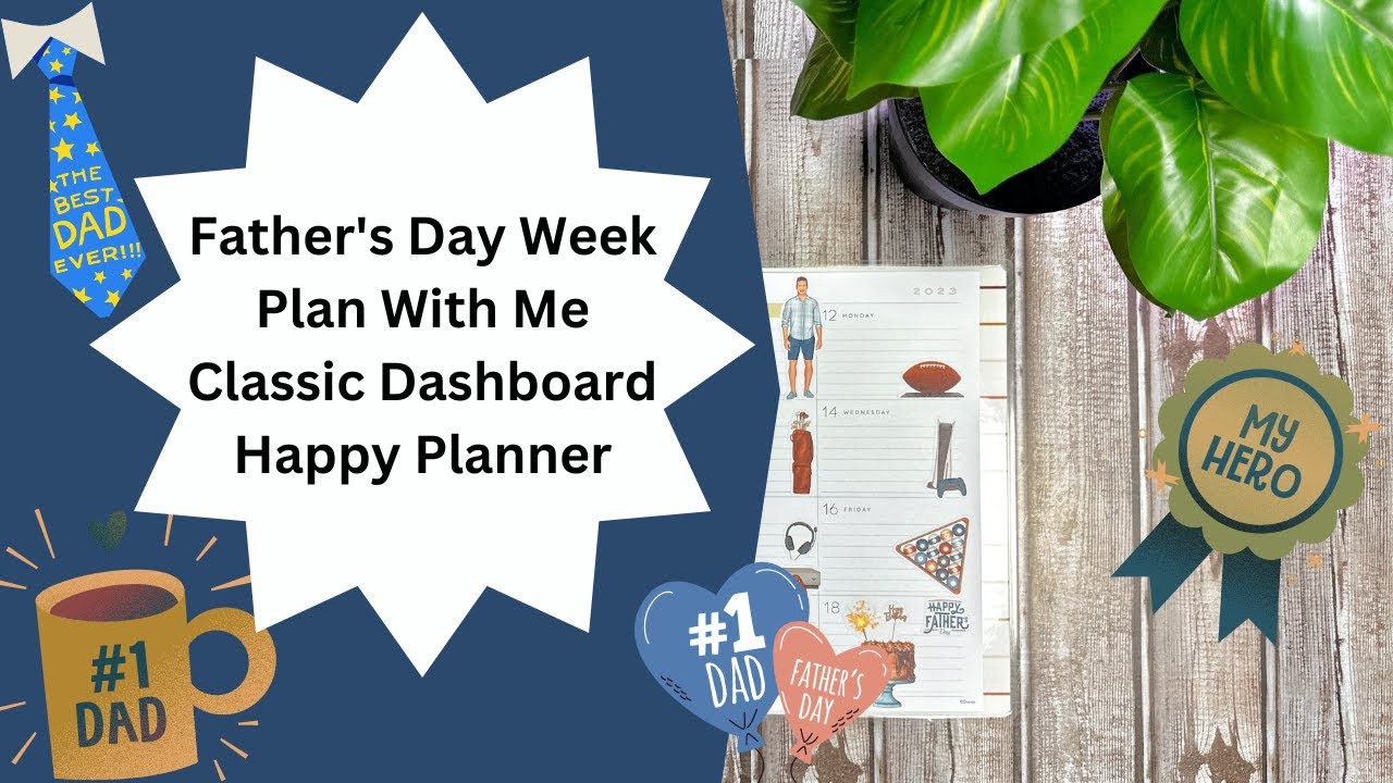 Father's Day Week Plan With Me - YouTube