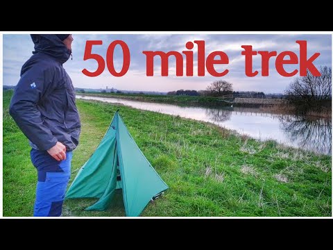 50 miles solo HIKING & WILD CAMPING along The Fen Rivers Way - inspired by KRAIG ADAMS