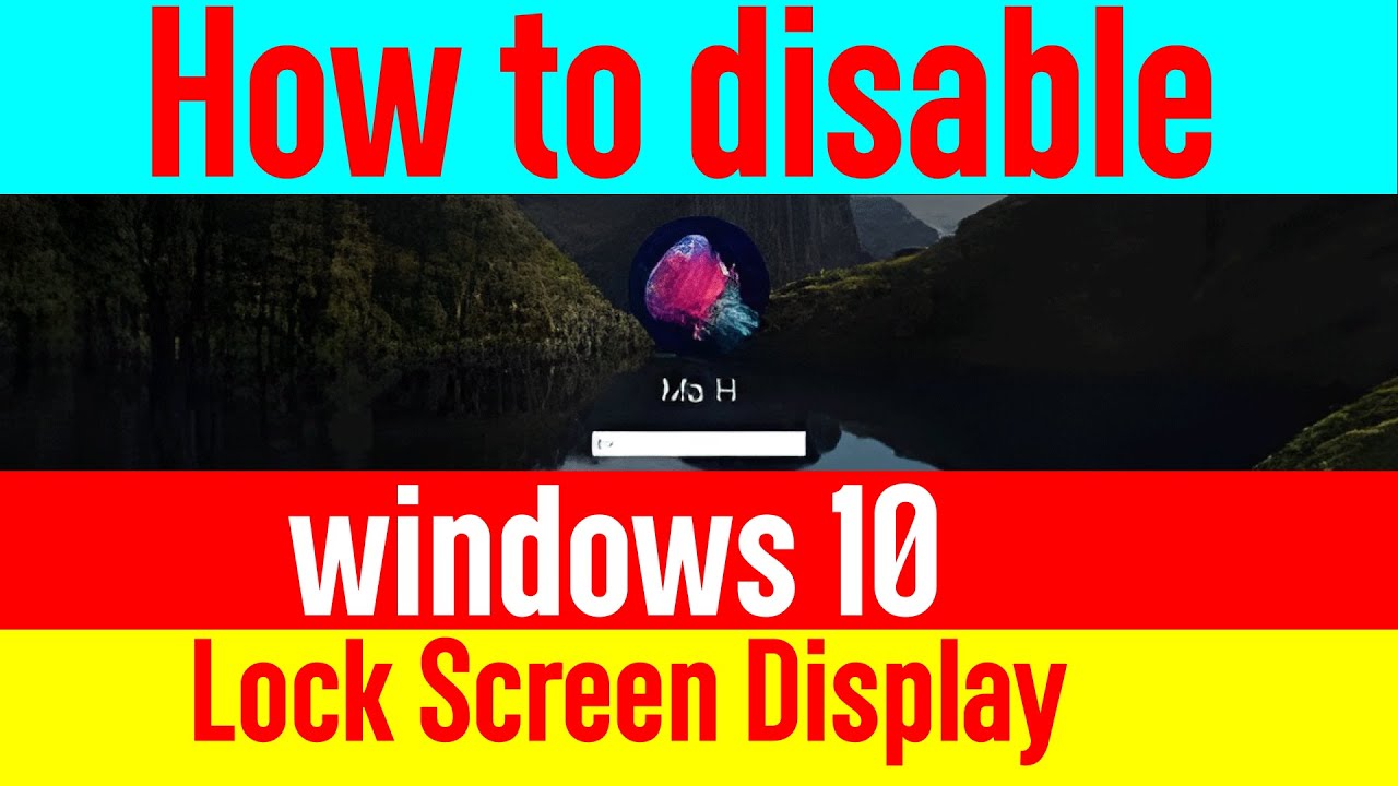how to disable windows 10 auto lock screen display - YouTube