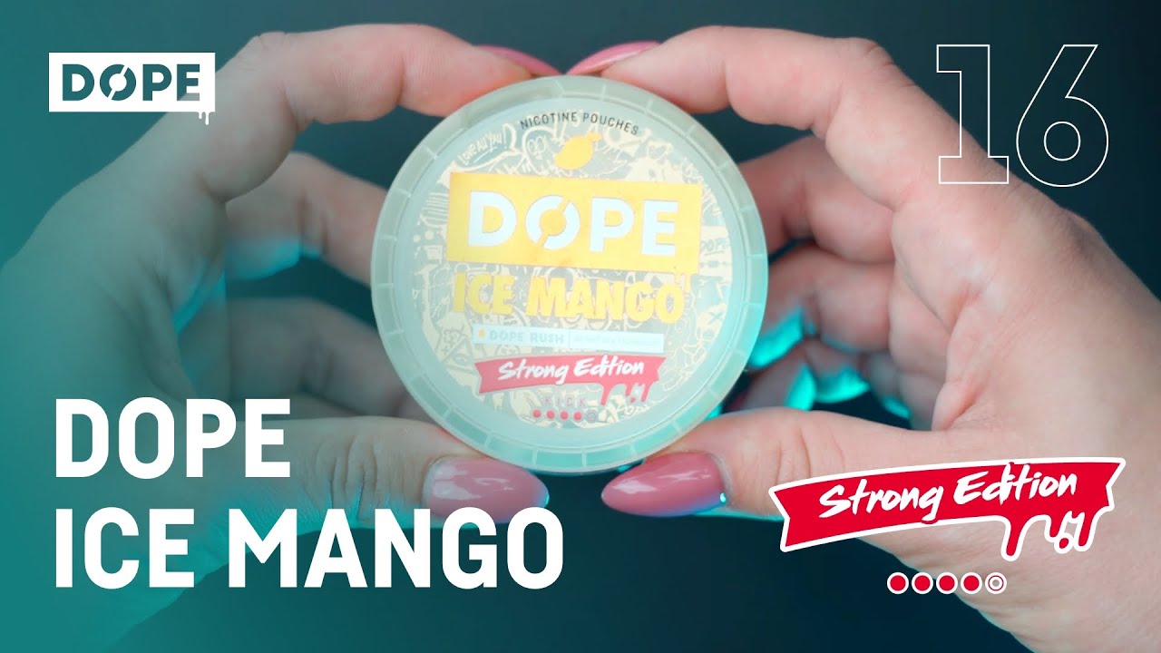 Dope Ice Mango 16mg Strong Edition - YouTube