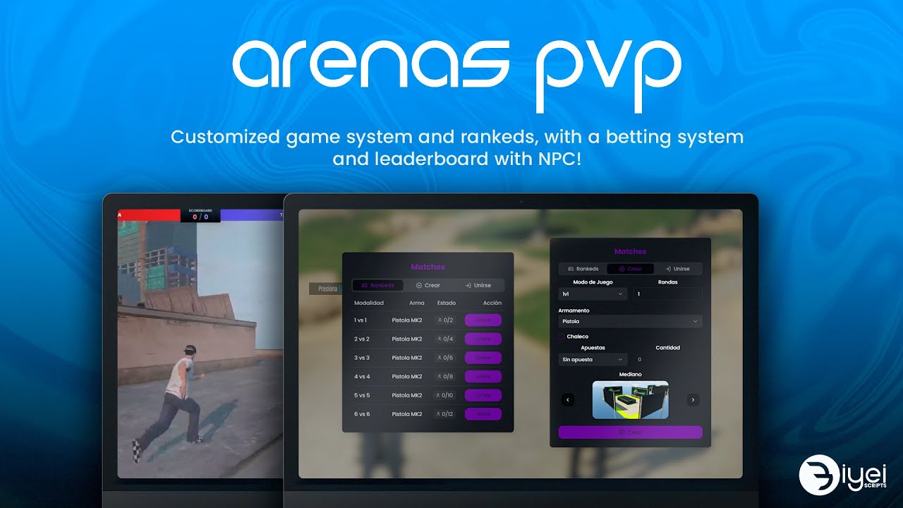Arenas PvP | Fivem Scripts | ESX QBCore - YouTube