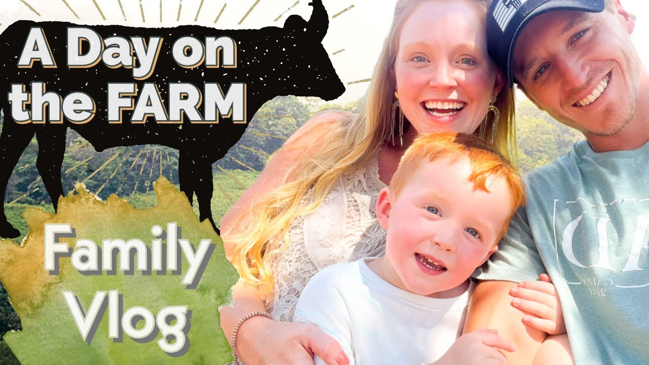 A Day On The Farm Family Vlog | Farm Chores With Kids | Garden Update ...