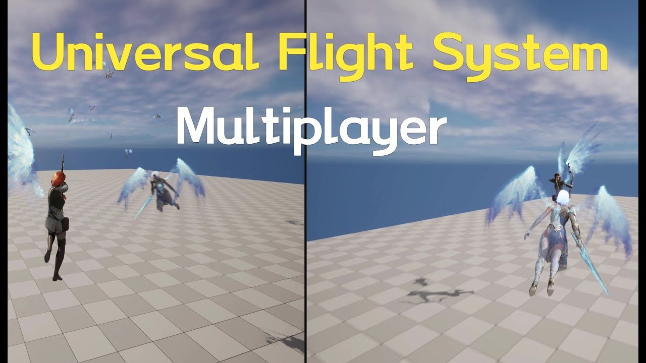 UE5 - Universal Flight System Document 7 (Multiplayer) - YouTube