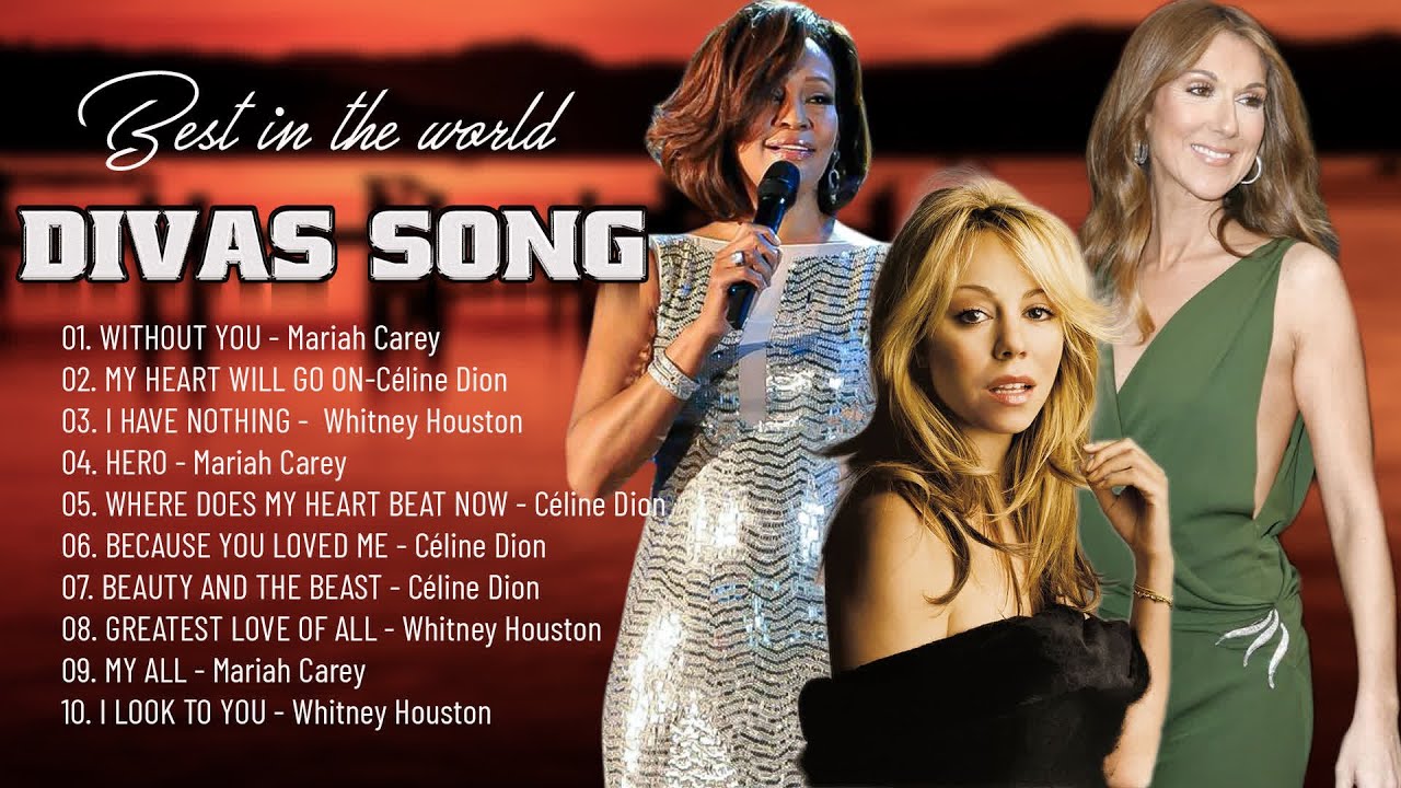 Whitney Houston, Mariah Carey & Celine Dion 🎙️ Timeless Divas 💖 ...