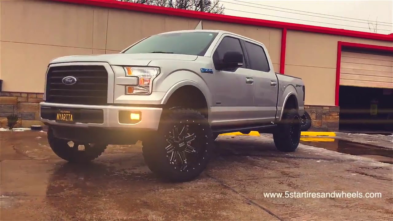 2015 Ford F-150 with 7" Maxtrac Lift Kit - 5 Star Tires and Wheels ...