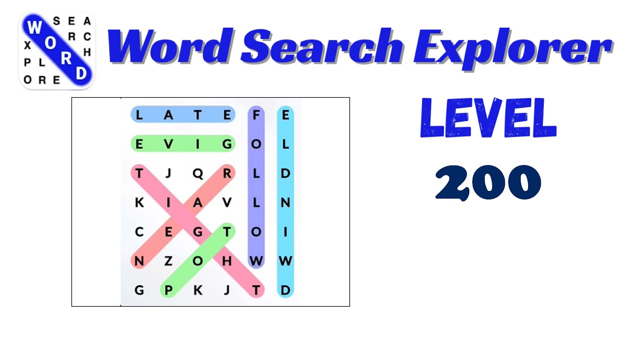 Word Search Explorer Level 200 Answer 🔍 | Step-by-Step Guide | Go ...