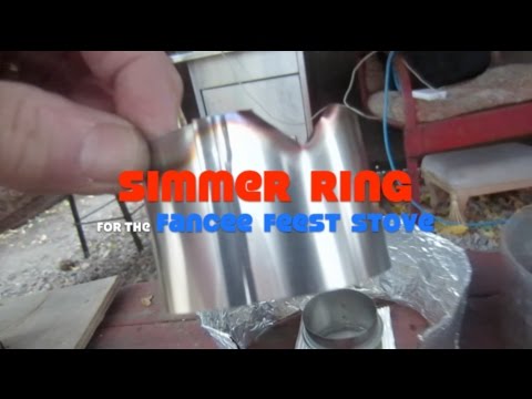 Simmer Ring for the Fancee Feest Stove)))) - YouTube