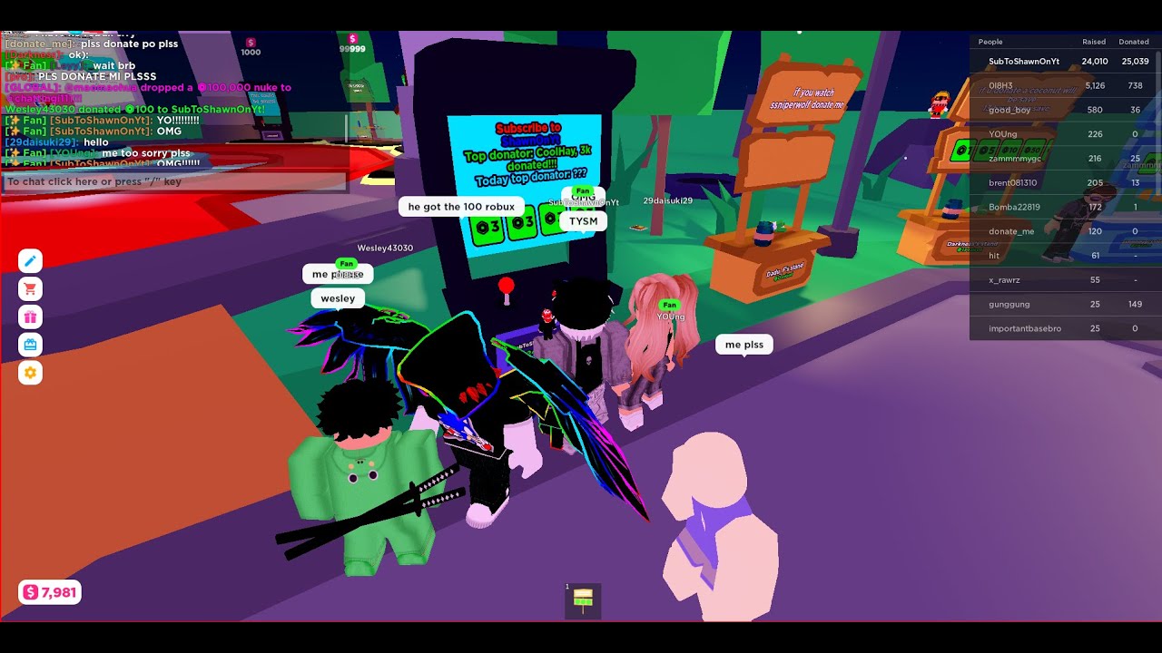 I JUST GOT 100 ROBUX FROM @WesleyDevelopmentService - YouTube