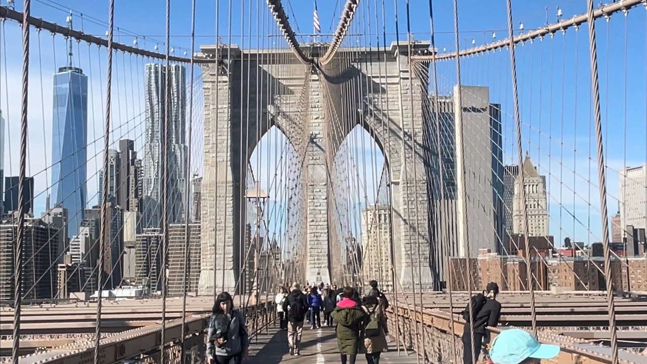 Brooklyn Bridge Walking Tour - YouTube