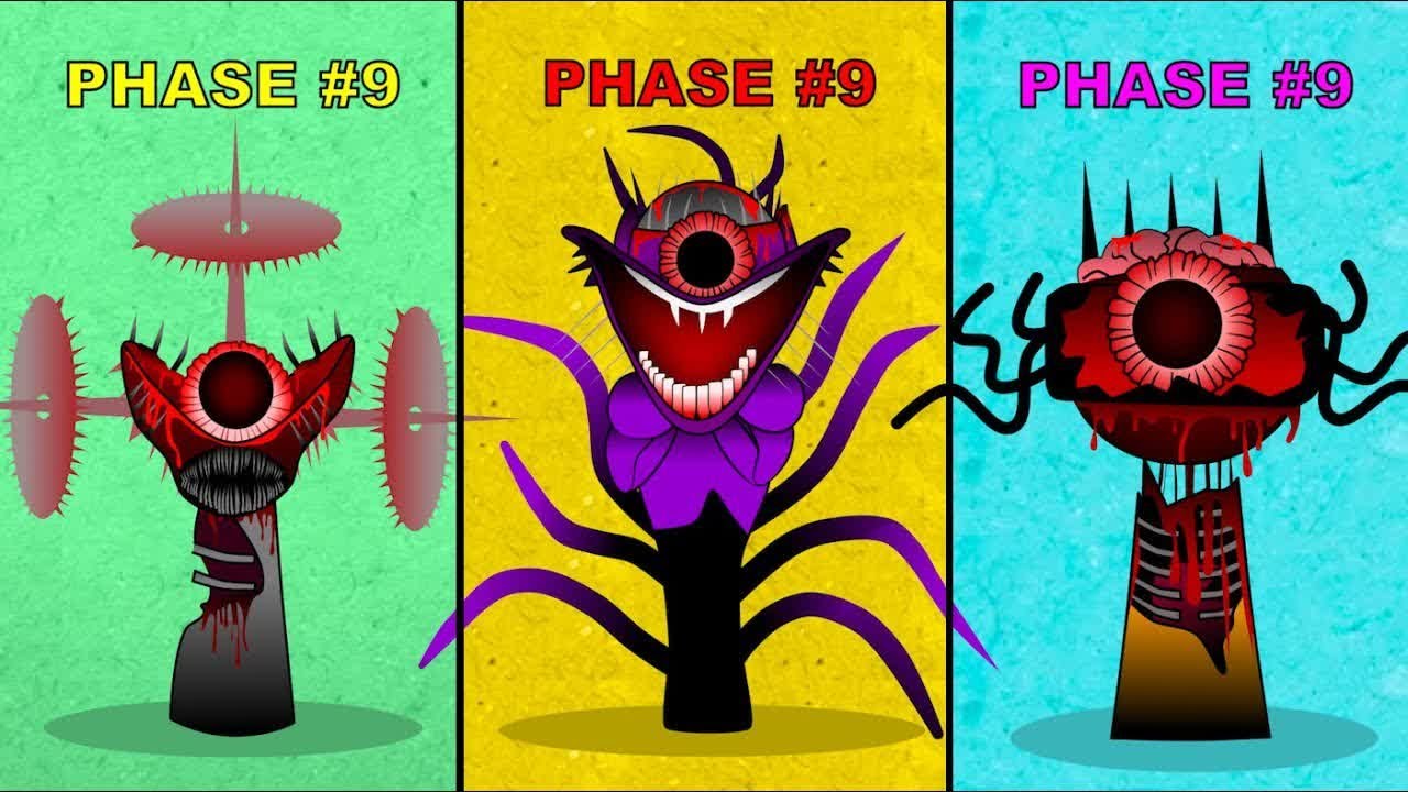 Sprunki 77 Phase 1- 9 Durple, Garnold, Clukr Full Version / Compilation ...