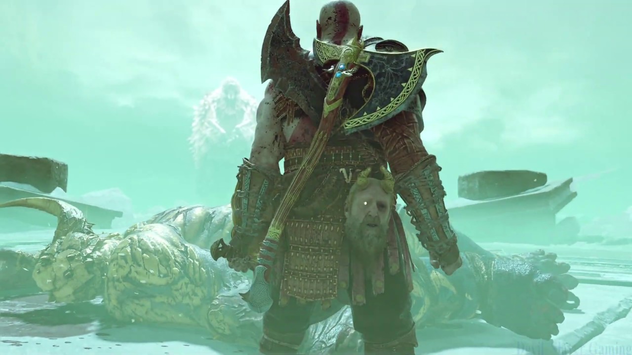 God Of War (PS4) Zeus Cameo In Helheim HD 1080p - YouTube