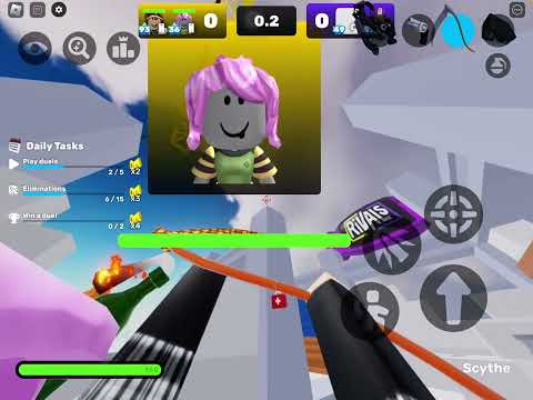 Showing how OP crossbow is in Roblox rivals - YouTube