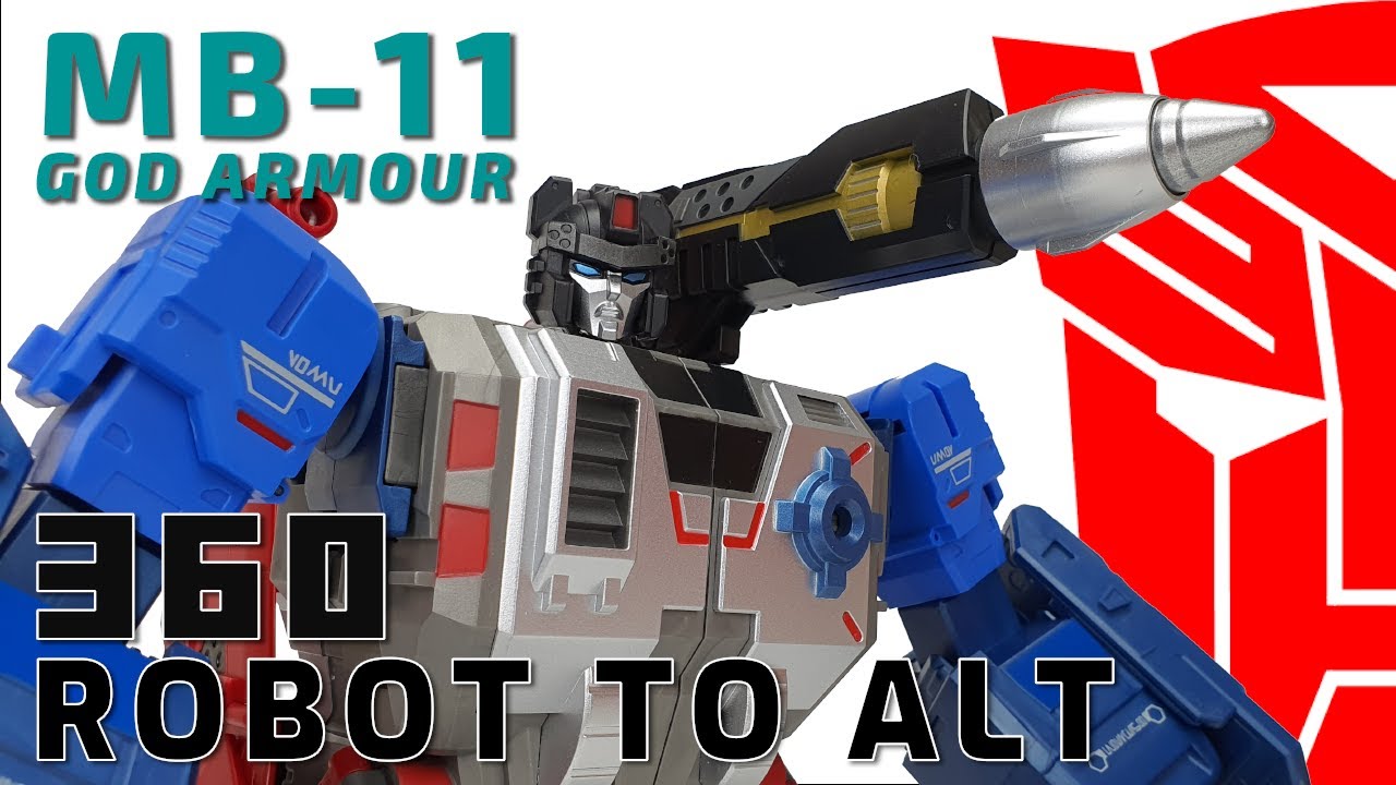 [Transformation] Fanshobby MB-11 God Armour Transformers Robot to Alt ...