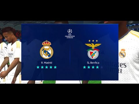 UEFA Champions League Round Of 16 RMA VS BEN First Leg LEGENDARY EA ...