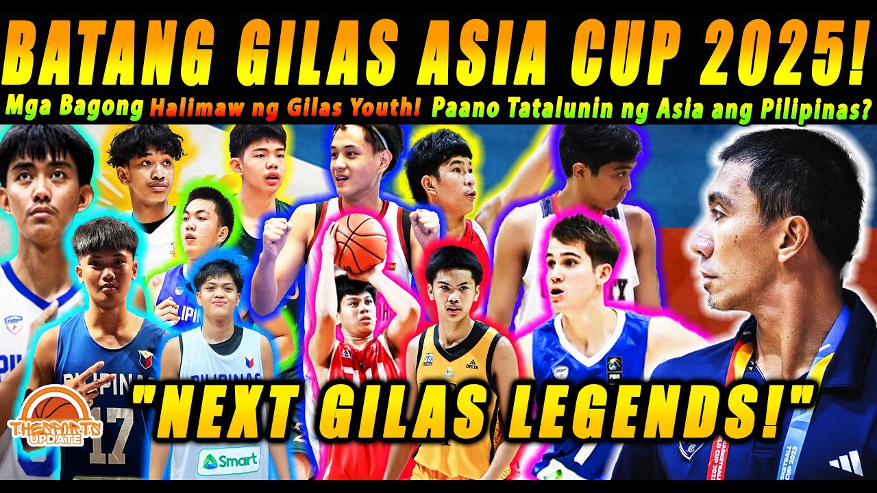 OFFICIAL! Gilas Pilipinas U16 Lineup sa FIBA Asia Cup 2025 | Bagong ...