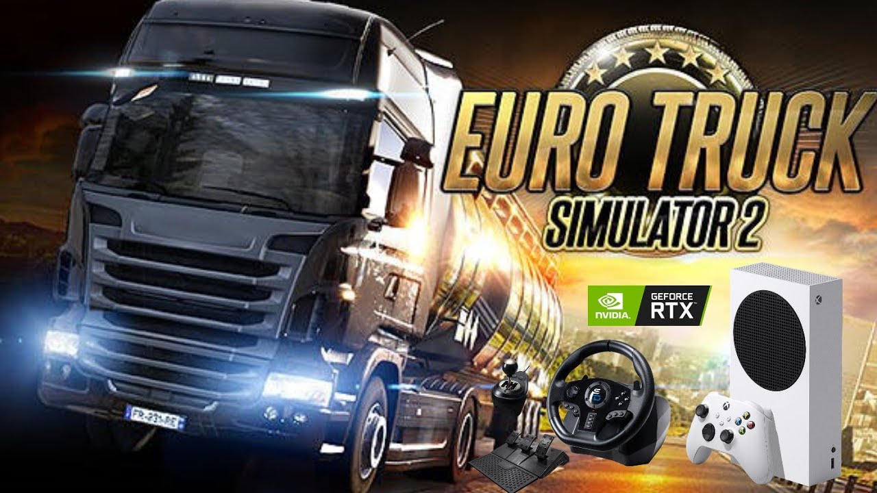 EUROTRUCK SIMULATOR 2 avec volant subsonic superdrive pro sport GS 850 ...