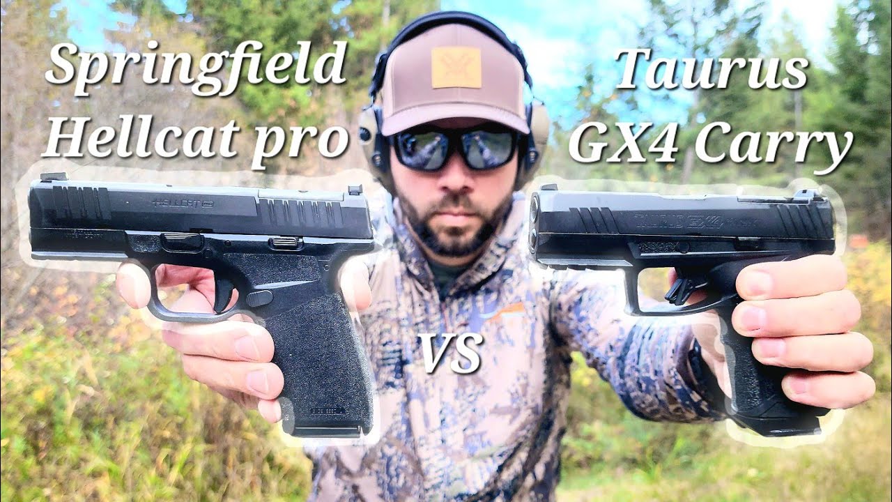 Taurus GX4 Carry VS Springfield Hellcat Pro - YouTube