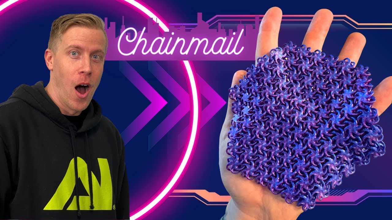 Lets 3D Print this Chainmail! NEED TO SEE THIS - YouTube