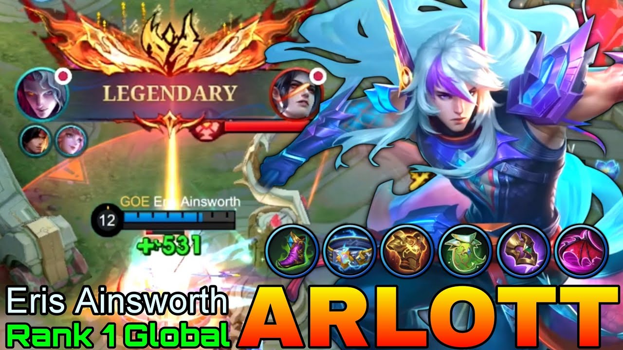 Legendary Gold Laner Arlortt Tanky Build - Top 1 Global Arlortt by Eris ...