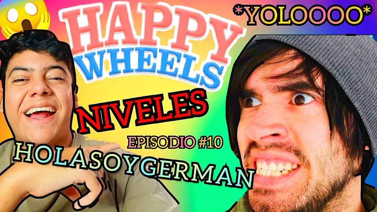 Happy Wheels #10 🔥🌌 l *JUGANDO NIVELES de JUEGA GERMAN*😎💎 - YouTube