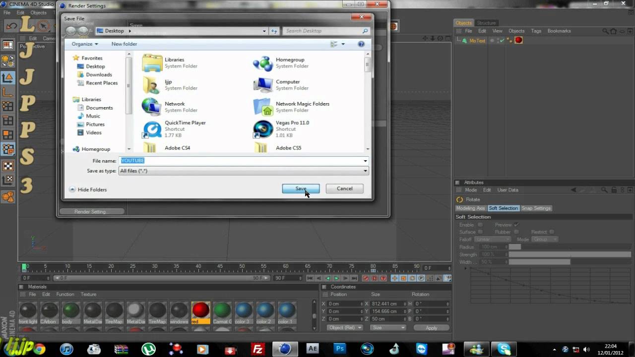 How To Make A Watermark With Cinema 4D And Put It On Your Video With ...