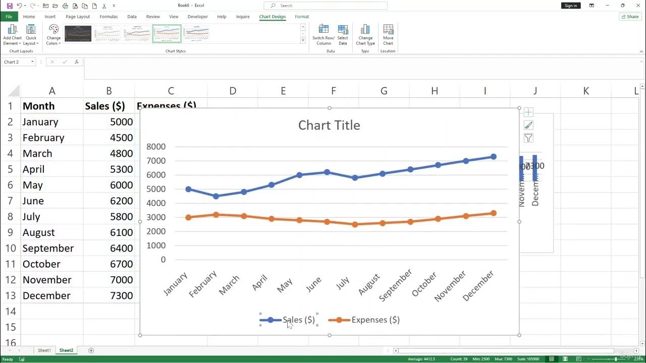 7.Basic Data Visualization Charts and Graphs: Excel - YouTube
