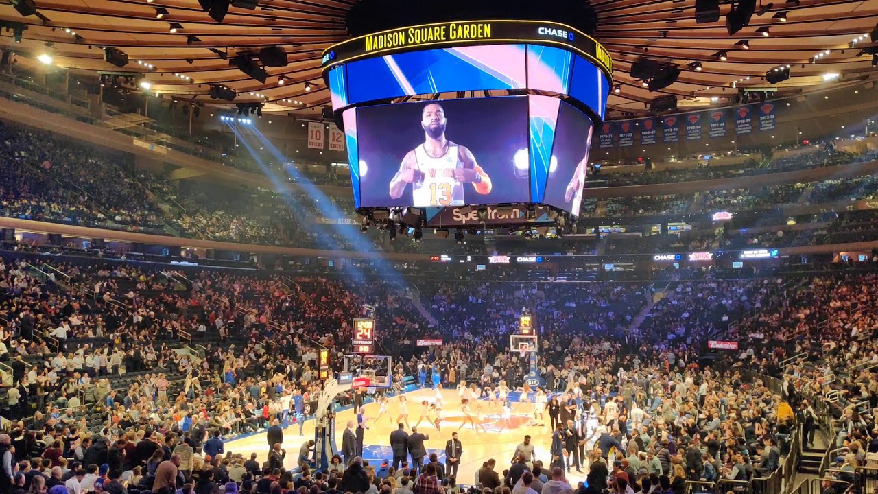 Madison Square Garden NY Knicks Show - YouTube