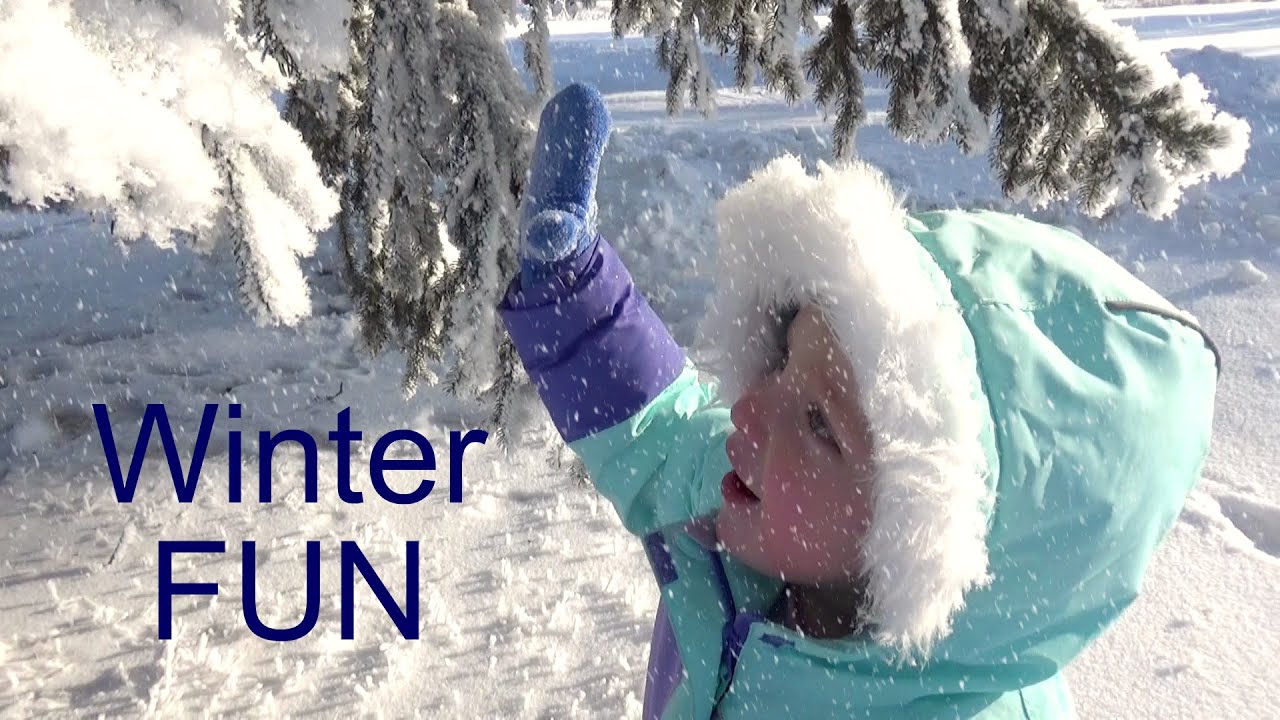Discovering Fun with Snow in Alberta - Toddler Style - YouTube