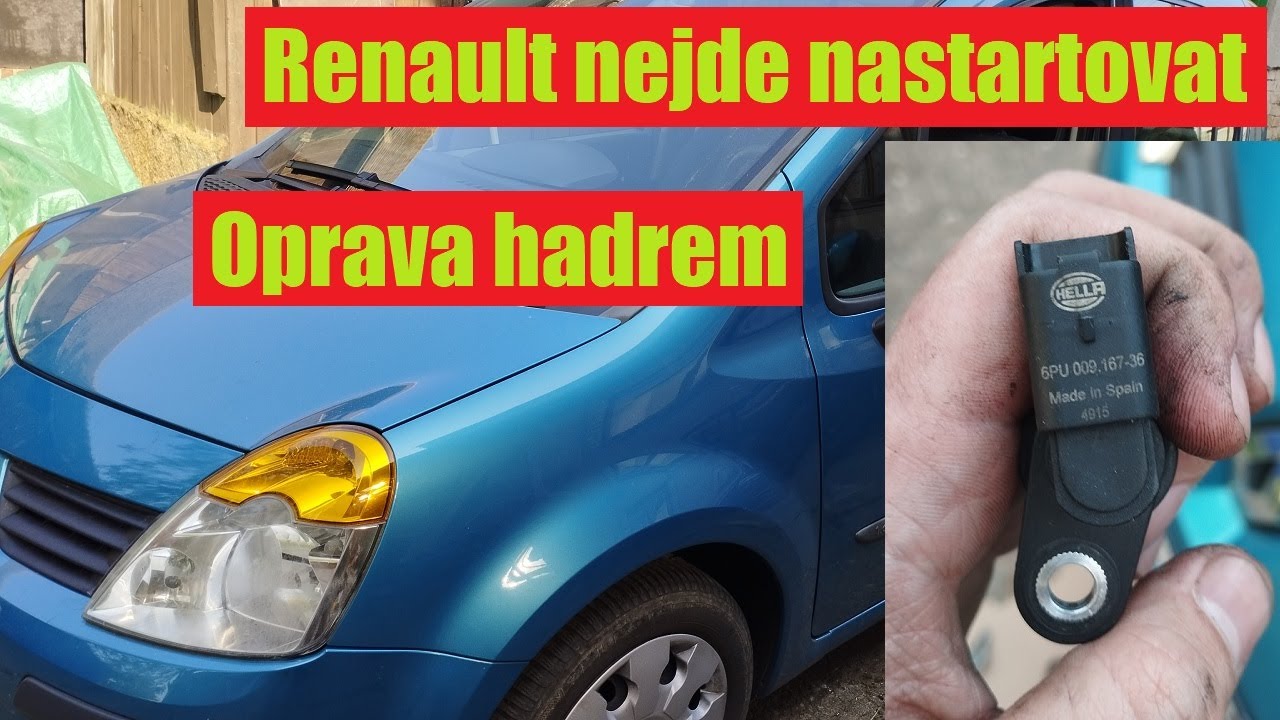 Renault Modus nejde nastartovat | Oprava hadrem | Chyba DF154 | Won't ...