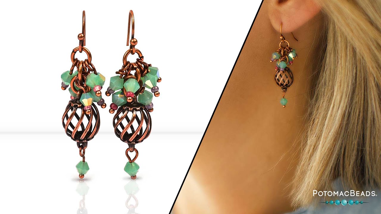 Wind Chime Cluster Earrings - DIY Jewelry Making Tutorial by ...