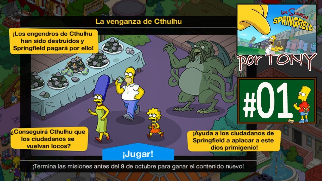 Los Simpson Springfield "Cthulhu'19: Capítulo 1 - La venganza de ...
