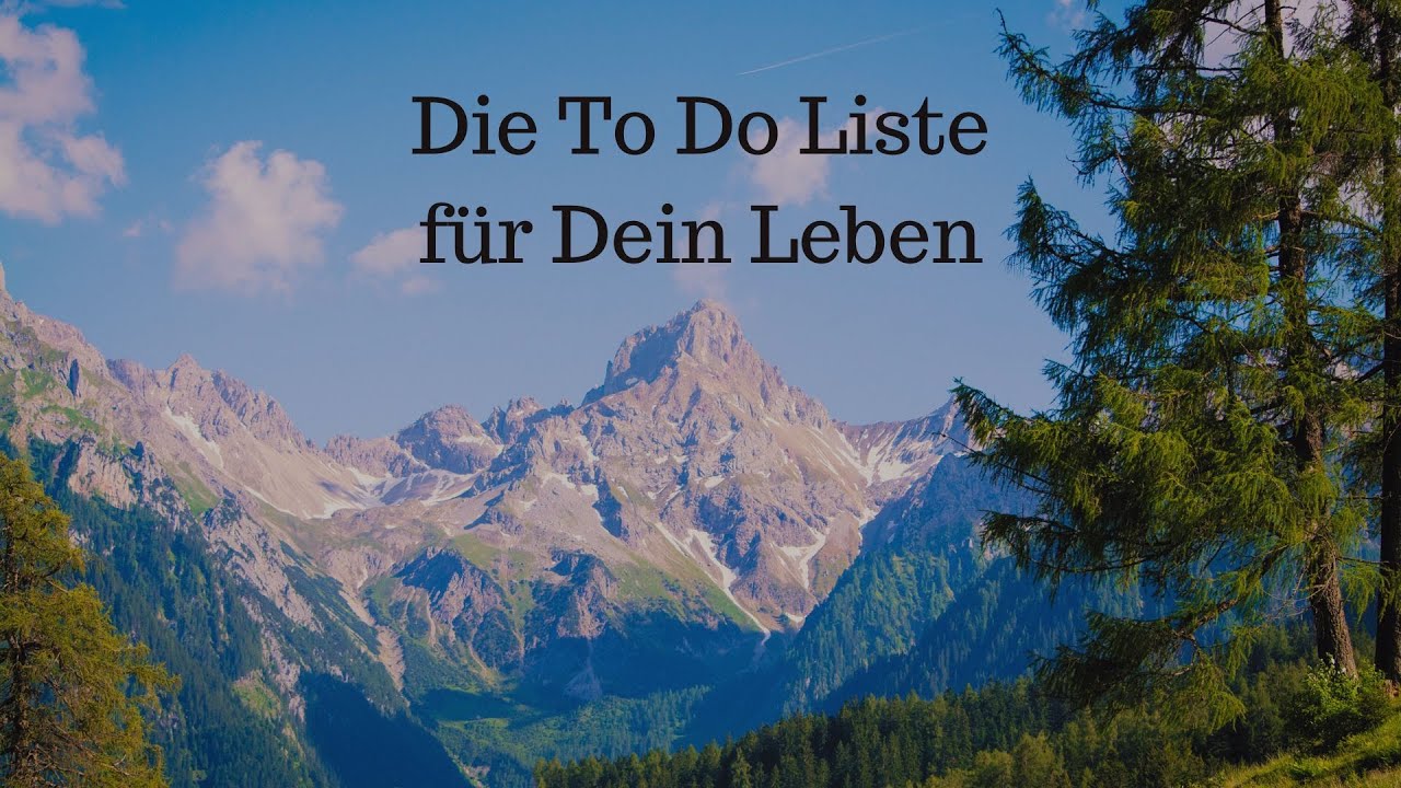 Bewusstseinsforschung 7 – Die To Do Liste für Dein Leben - YouTube