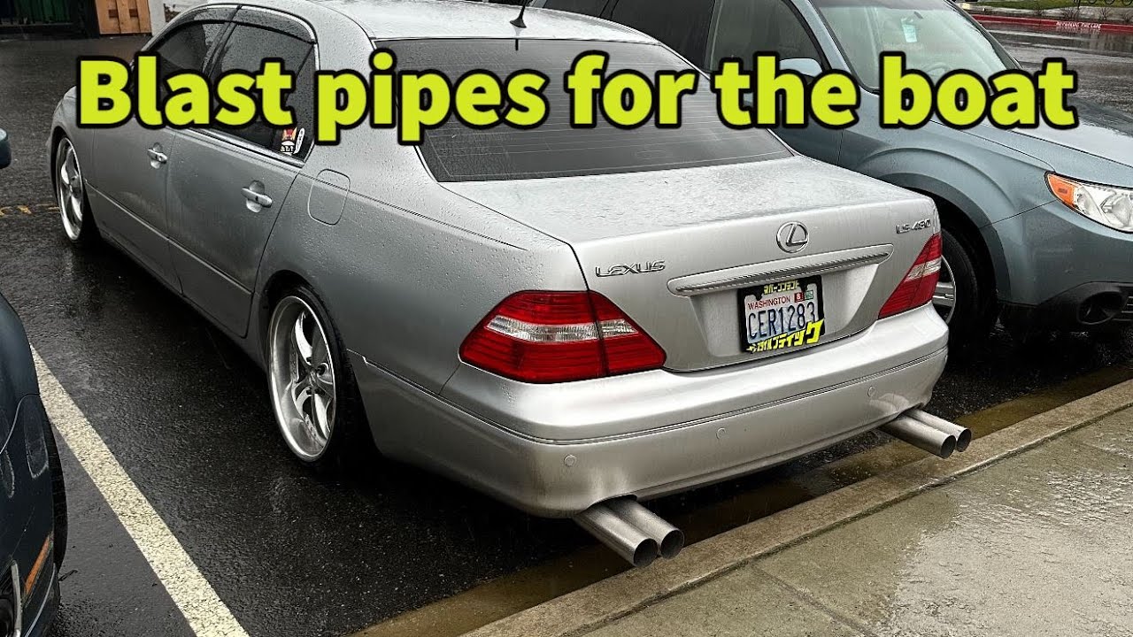 Blast pipes for LS430 - YouTube