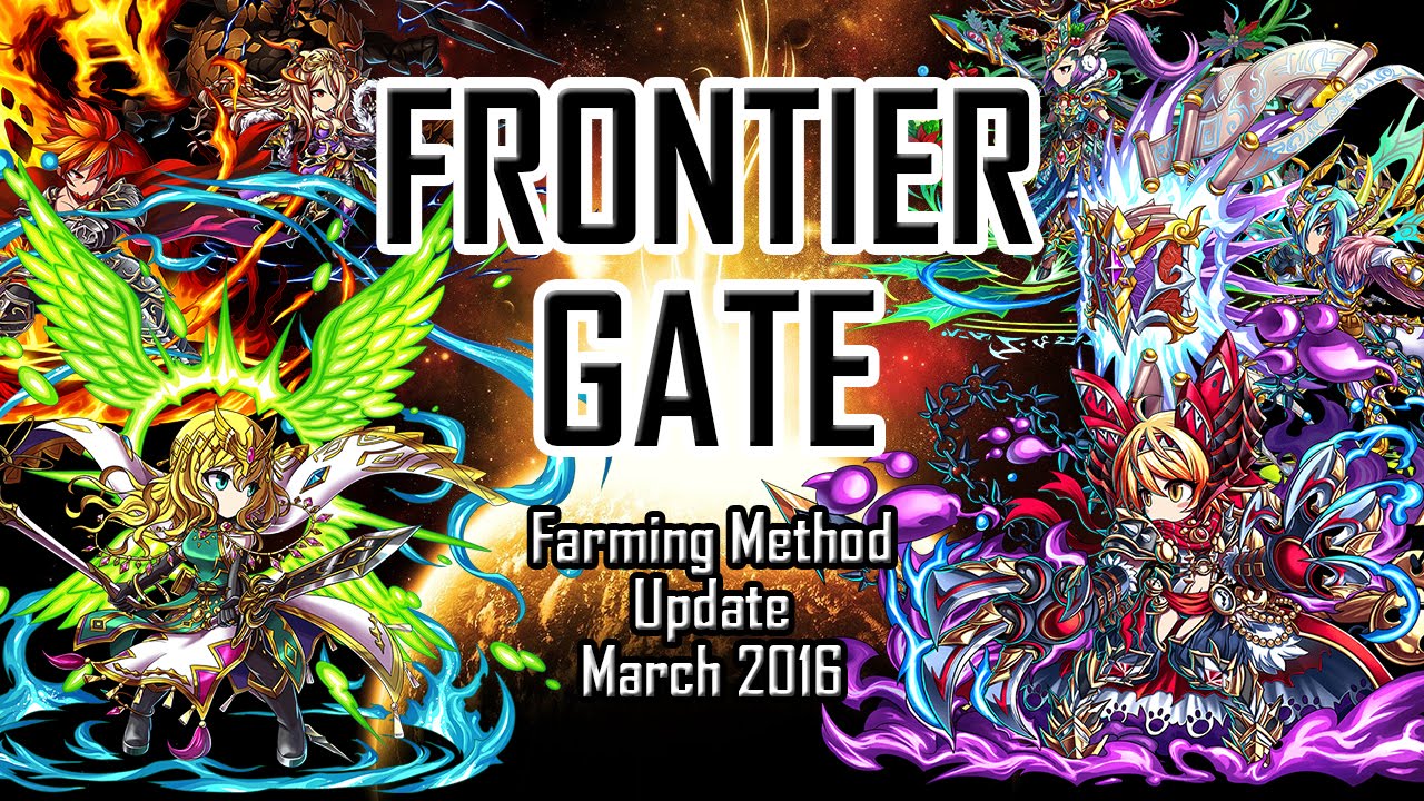 FRONTIER GATE Training Points Farming Method Update March 2016 With New ...