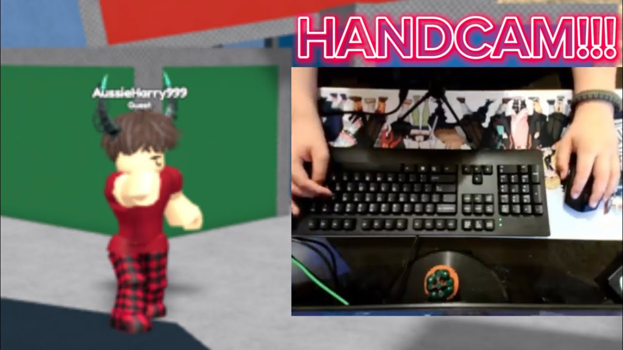 Playing MM2 With A Handcam! - YouTube