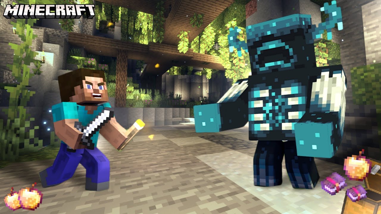 How To Defeat Warden In Minecraft Easily 😱 | I Defeated Warden In One ...