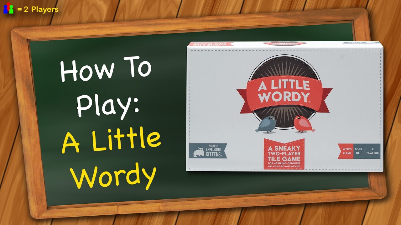 How to play A Little Wordy - YouTube