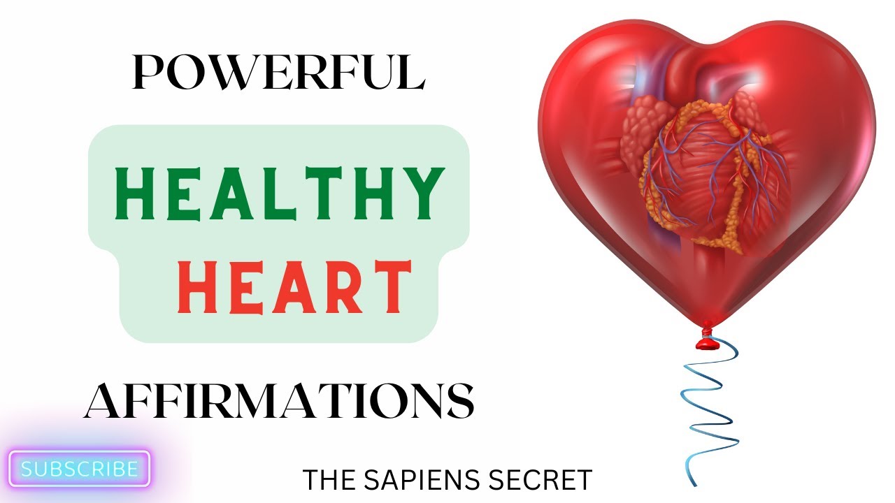 Powerful HEART HEALTH Daily Affirmations|Cardiovascular Health|strong ...