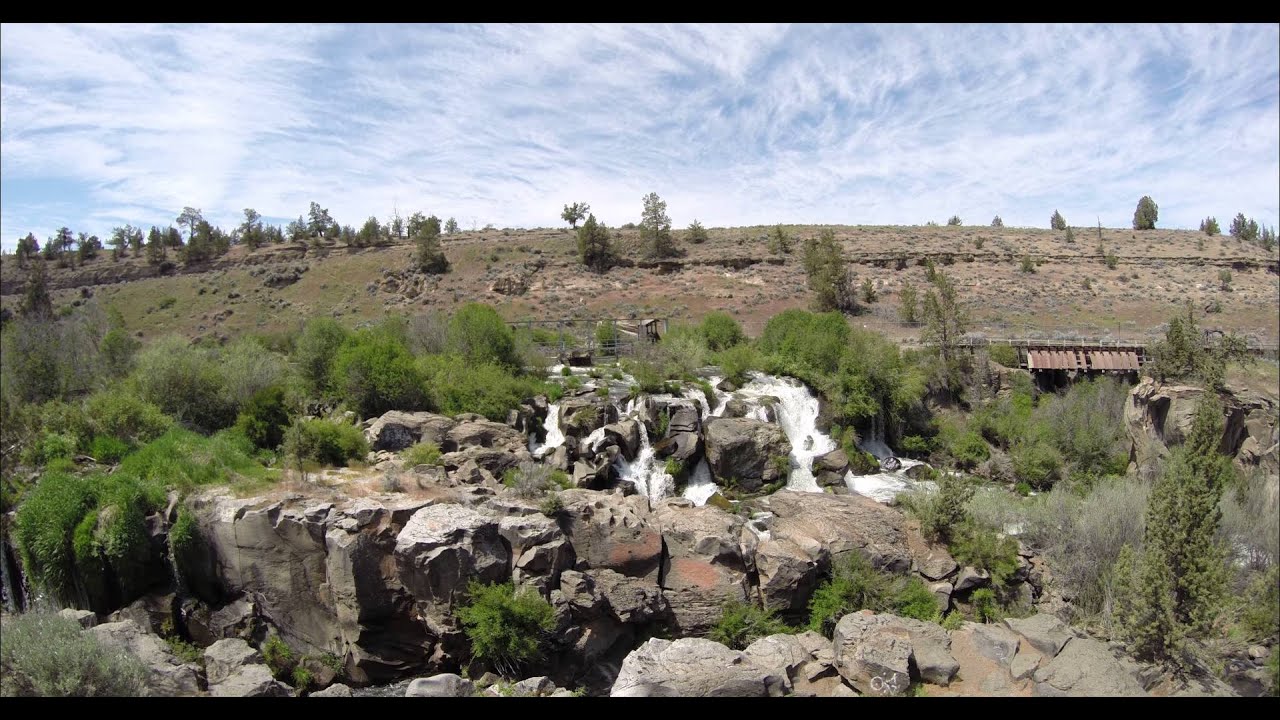 Cline Falls near Redmond, Oregon (4k) - YouTube