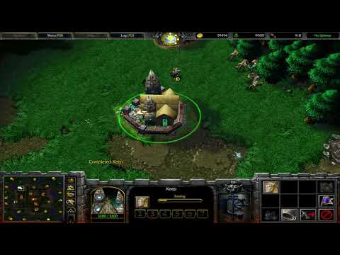 WC3 Classic: High Elf Town Hall, Keep, and Castle - YouTube