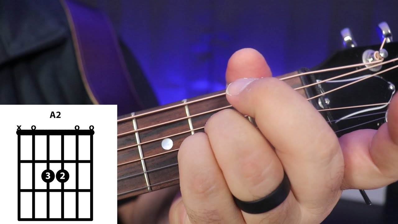 How to Play an A2 Chord on Guitar - YouTube