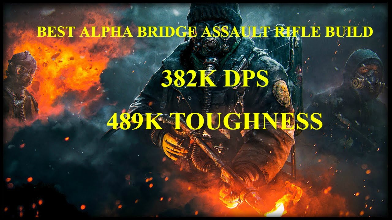 382K DPS 489K TOUGHNESS | Best AlphaBridge Assault Rifle TANKY DPS ...