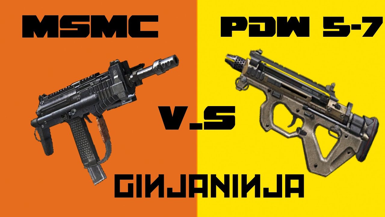 BO2: "V.S": PDW-57 V.S MSMC SMGs ( Black Ops 2 weapon comparison ...