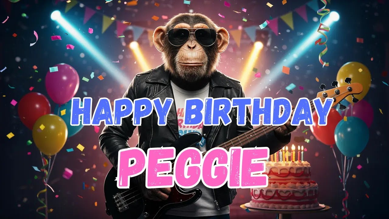 PEGGIE Happy Birthday Song - Happy Birthday to Peggie - YouTube